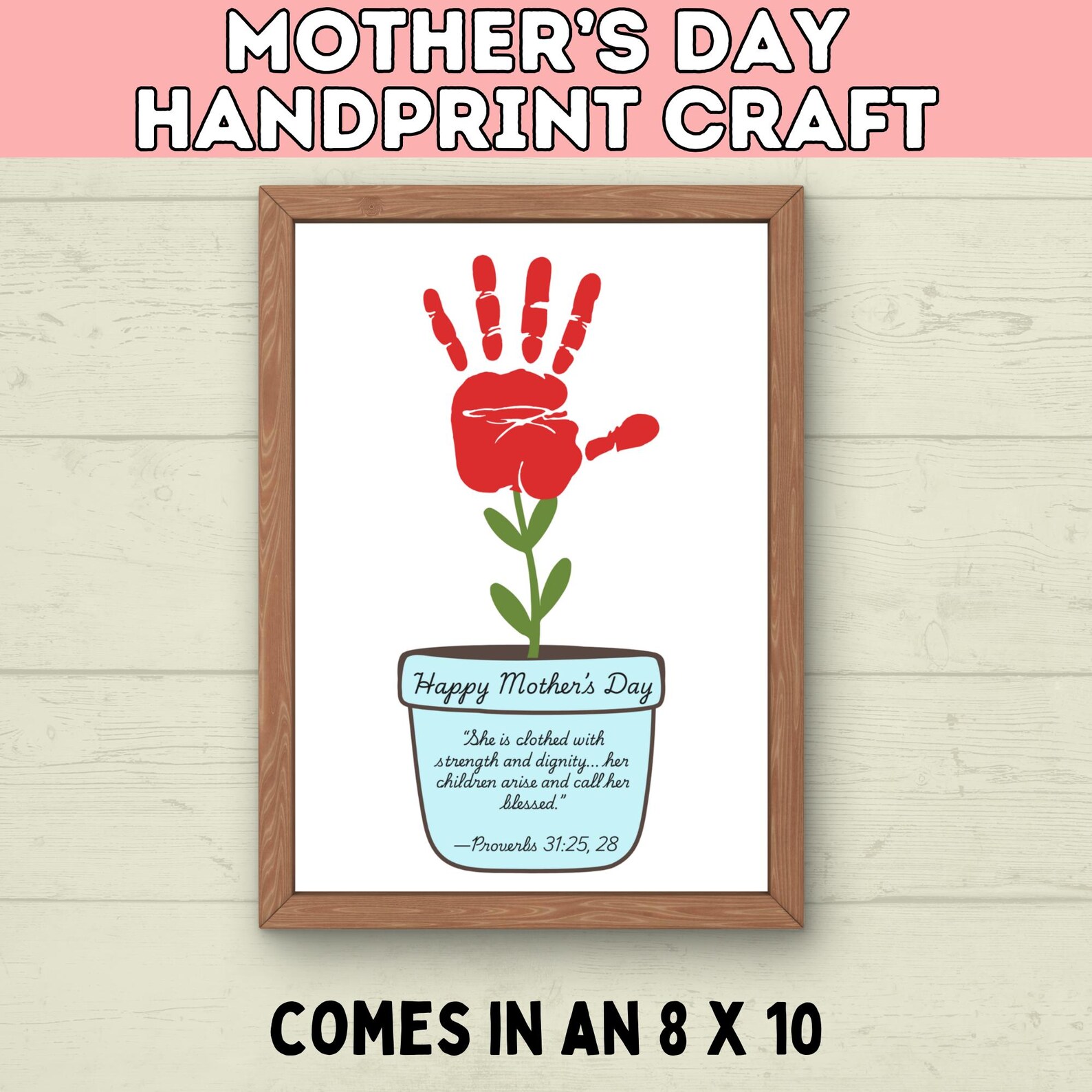 Mom Handprint Craft | Mother's Day Handprint Art | Handprint Art Craft ...