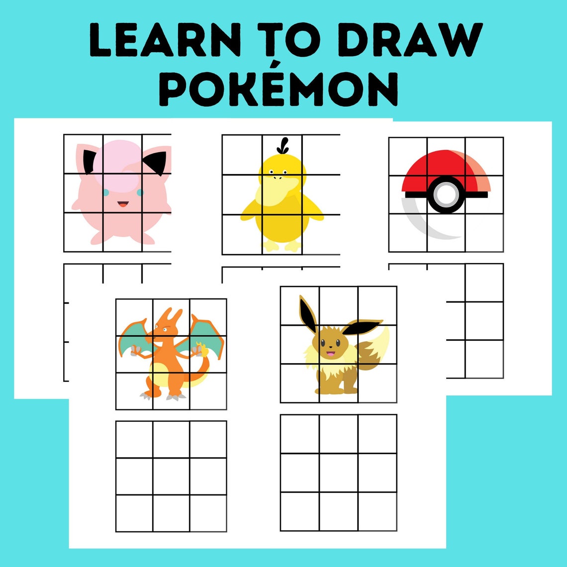 Pokemon Activity | Kids Activities | Learn to Draw Pokémon | Pokémon ...