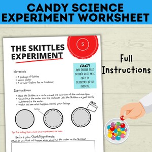 Candy Science Experiment for Kids | Scientific Method | Skittles ...