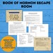 Book of Mormon Escape Room for Kids Ages 8-12 Book of Mormon Games for ...
