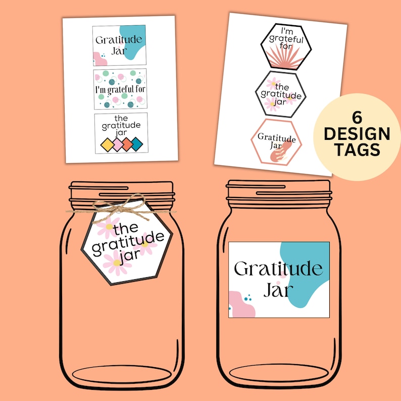 Gratitude Jar for Kids, Thankful Activity, Thanksgiving, Prompts, PDF ...