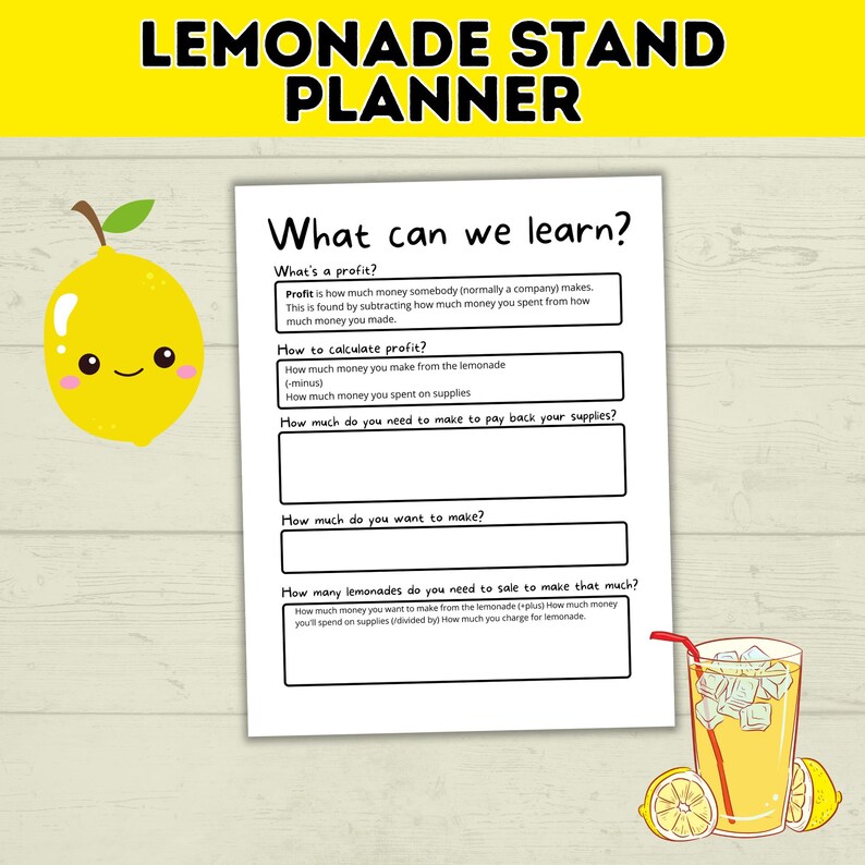 DIY Lemonade Stand | How to Make and Plan a Lemonade Stand With Kids ...