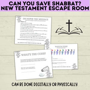 Bible Escape Room | New Testament Escape Room for Youth | Youth Games ...