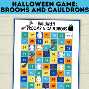 Halloween Game for Kids Kids Game Party Game Family Game Brooms and ...