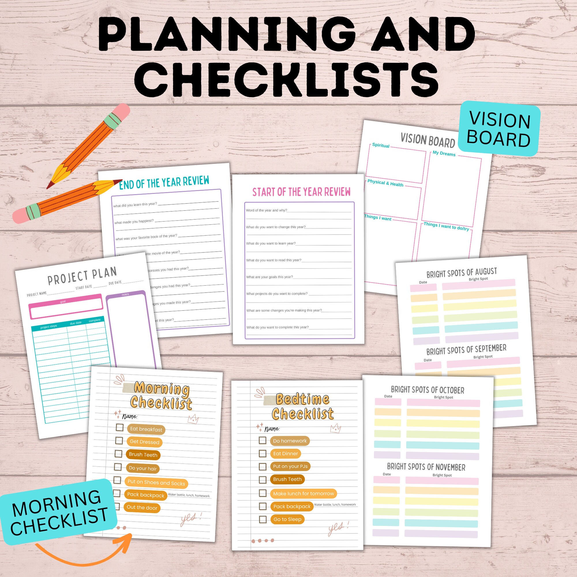 School Goal Planner for Kids | Kids Goals | Goals for Kids | Printables ...