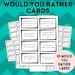 Would You Rather for Kids | Question Cards for Kids | Kids Games | Kids ...