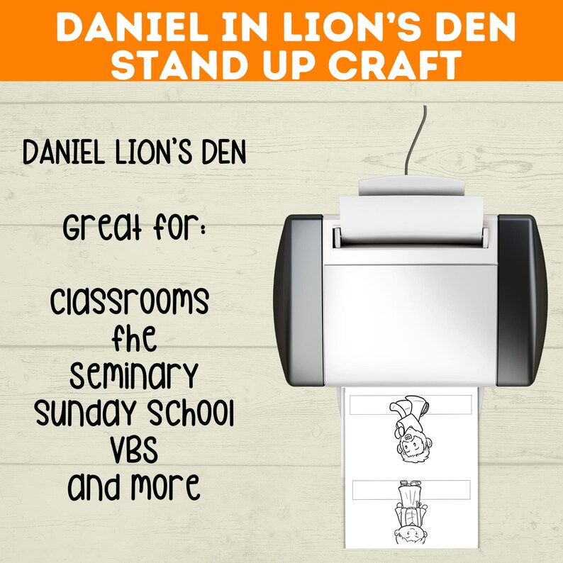 Bible Characters Daniel in the Lion's Den Craft for Kids, Sunday School ...
