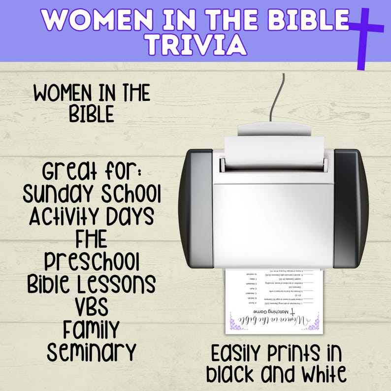 Women in the Bible Trivia Quiz | Bible Quiz | Bible Trivia | Trivia ...
