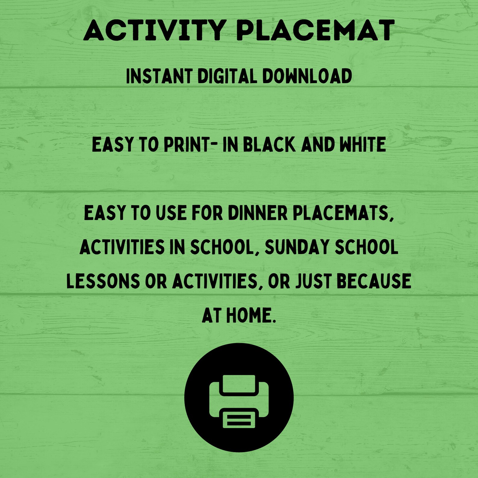 Christmas Nativity Placemat for Kids | Kids Placemat | Christmas ...