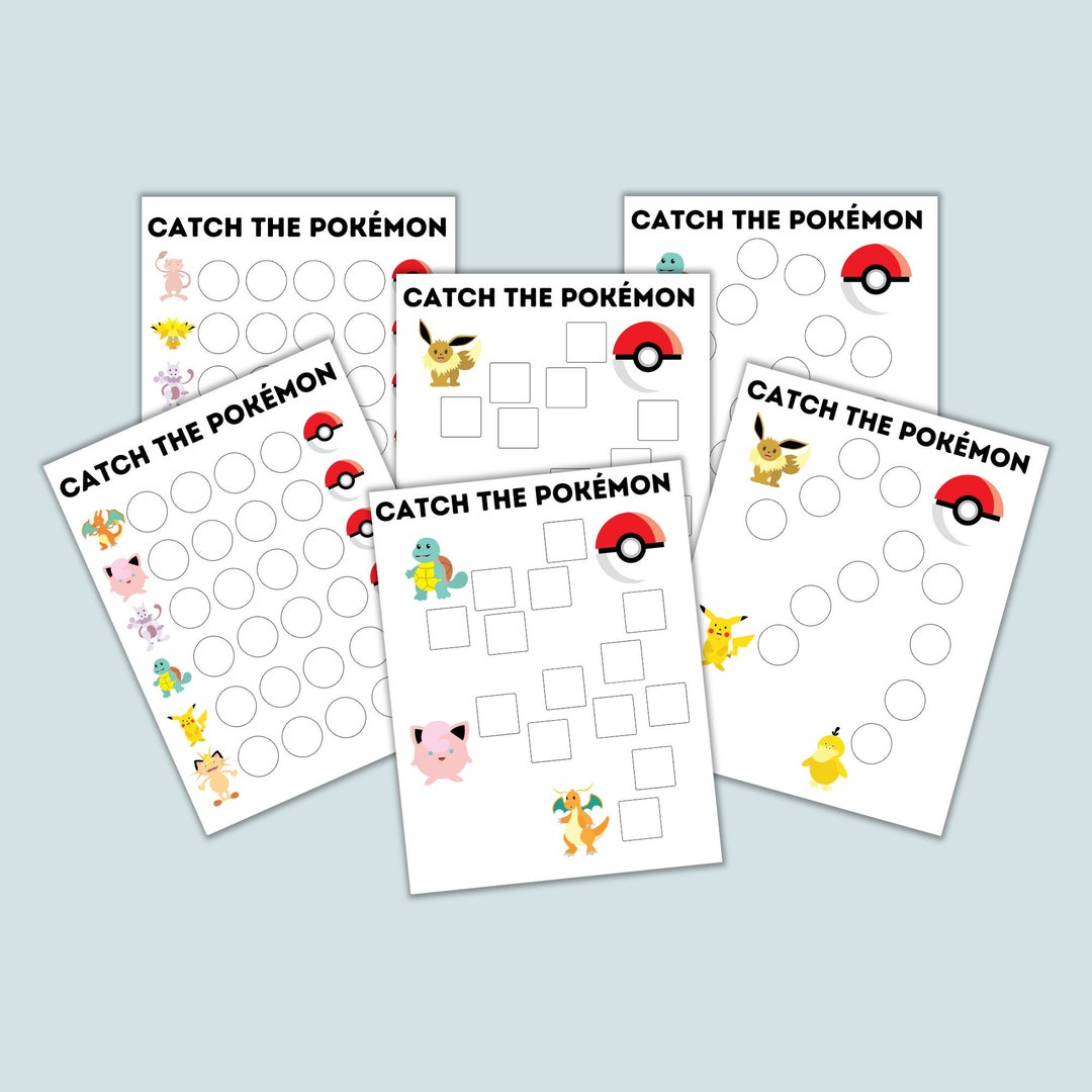 Pokémon Potty Training Chart for Toddlers | Reward Chart for Toddlers ...