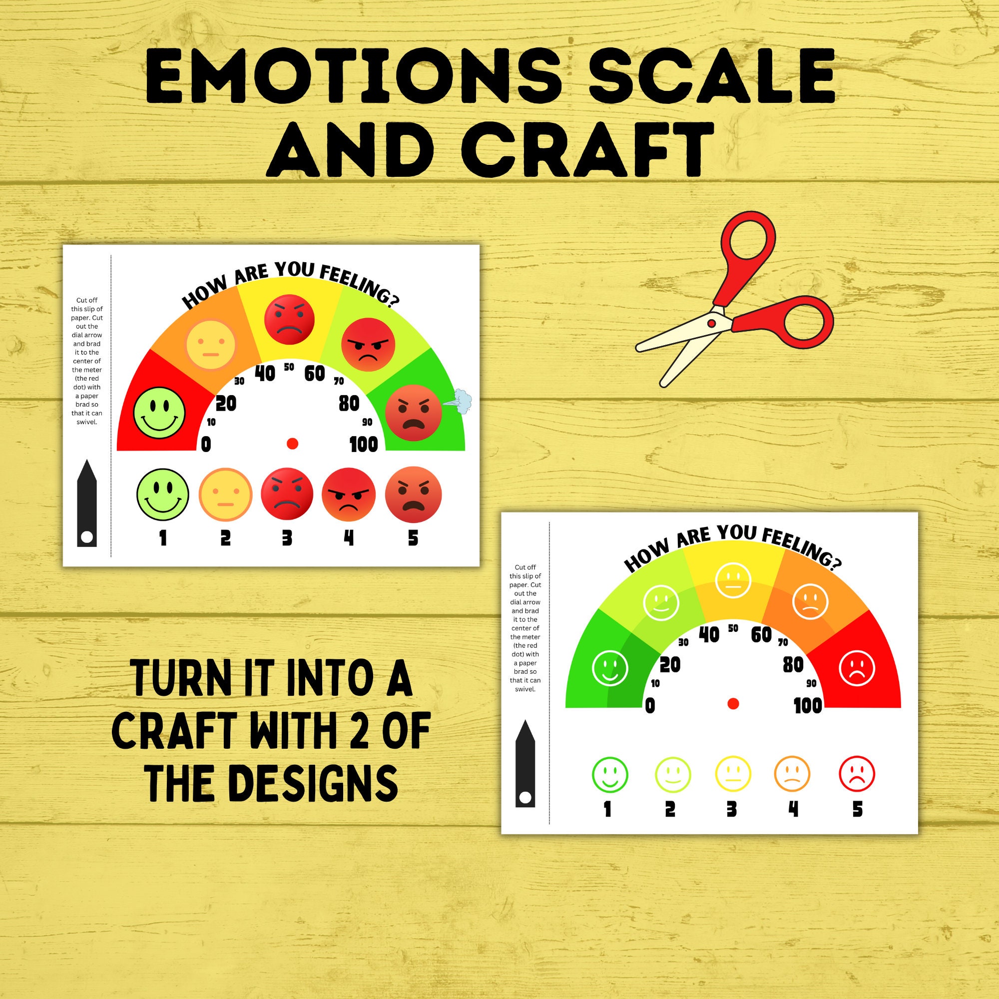 Anger Scale | Emotions Chart | Emotions Scale | Kids Chart | Anger ...