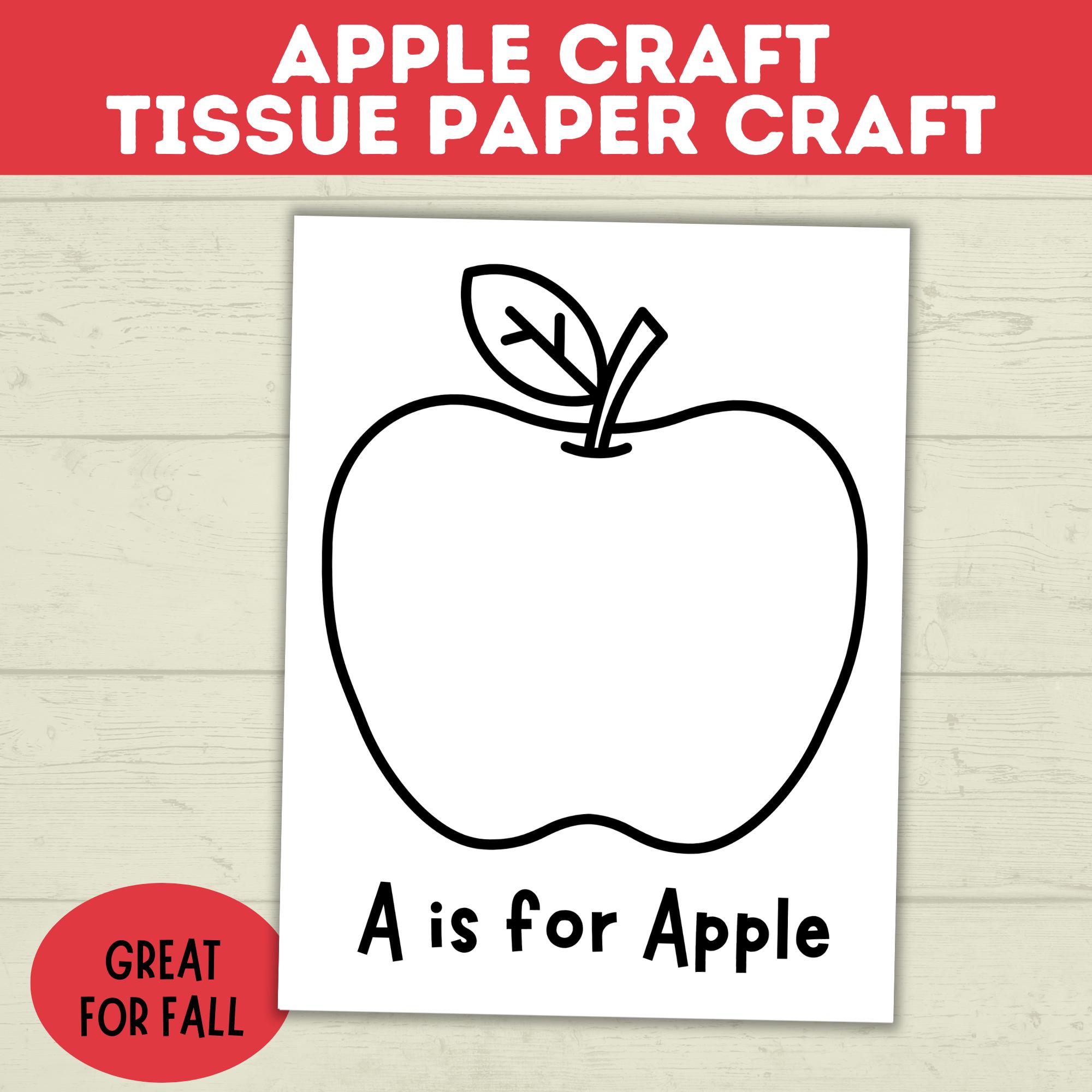 Apple Craft for Kids | Kids Craft | Preschool Craft | Toddler Craft ...