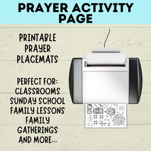 Prayer Craft, Prayer Activity Page for Kids, Sunday School Activity ...