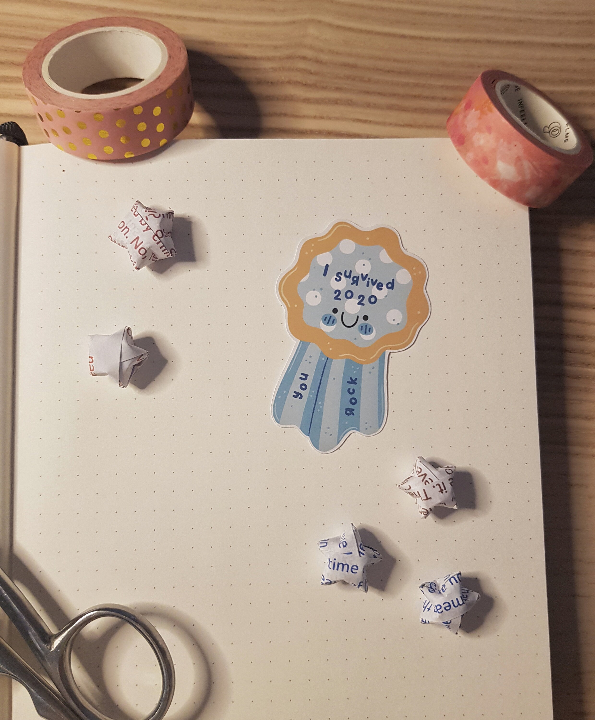 I Survived 2020 Ribbon Badge Sticker | Etsy