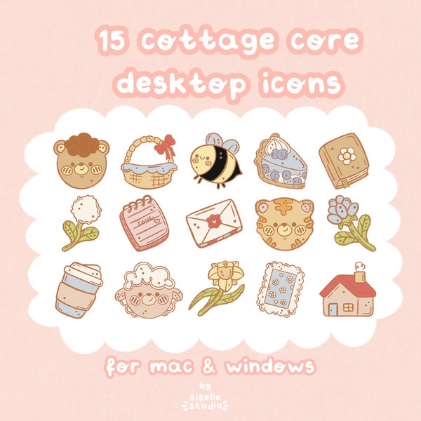 Desktop Icons - Etsy