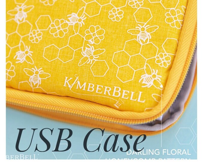 Kimberbell USB Case Honeycomb Yellow - Etsy