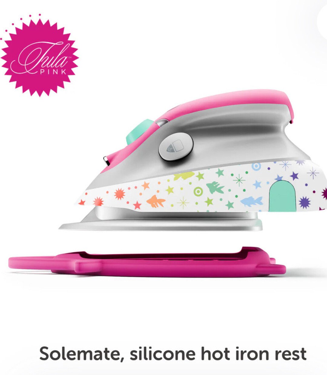 PREORDER / New Oliso TULA PINK / Mini Travel Iron / Project Iron / Quilt Store / Fabric Sale ...
