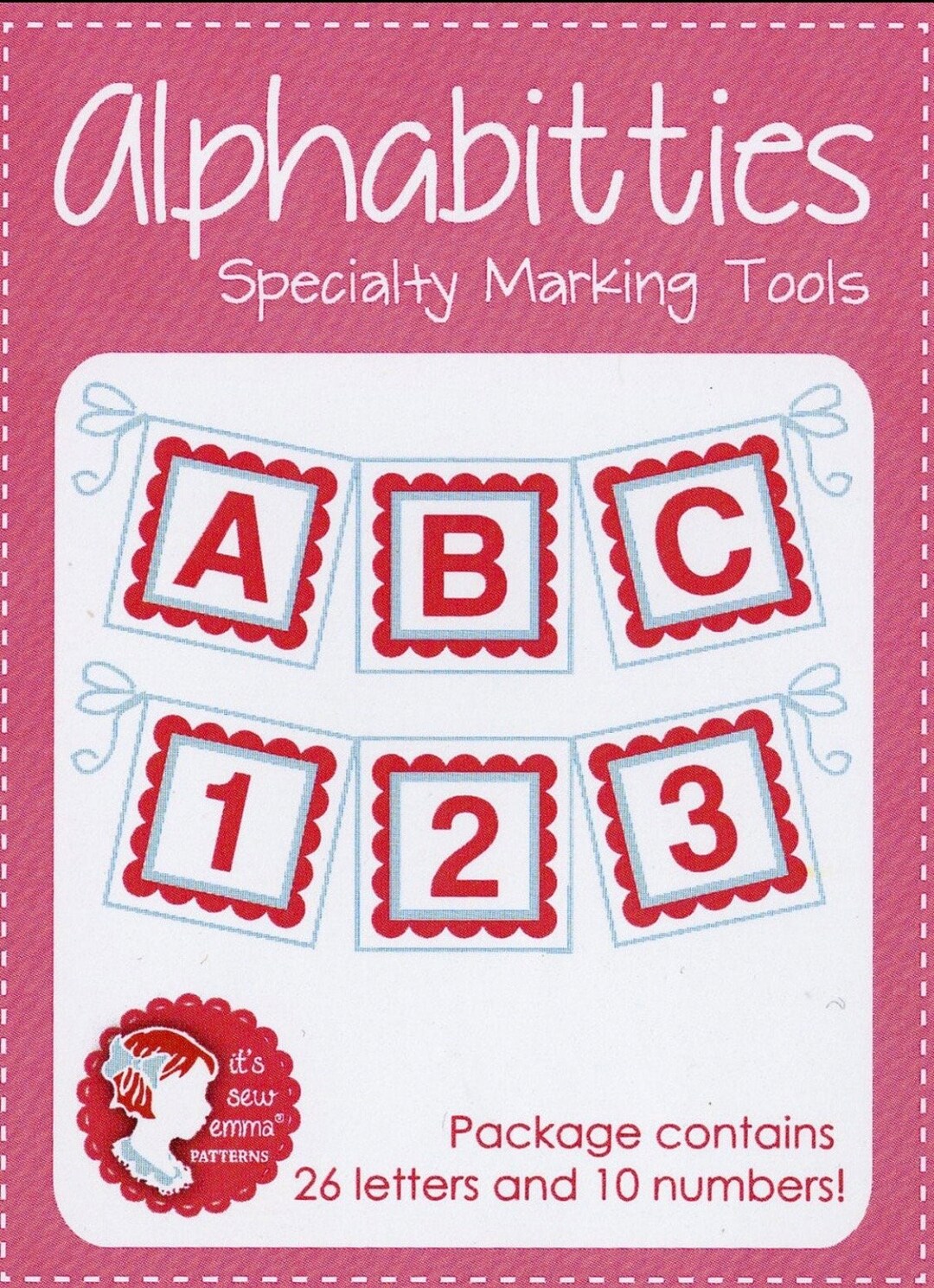 Alphabitties, Plastic Square Letters and Numbers to Label and Mark Any ...