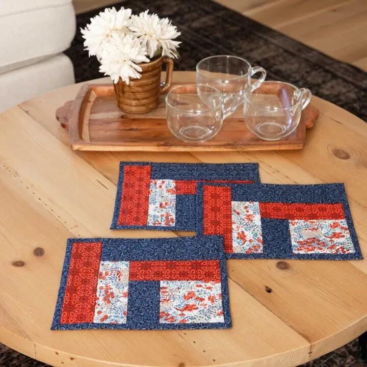 June Tailor Quilt-as-you-go /casablanca Placemats / Venice Table Runner ...