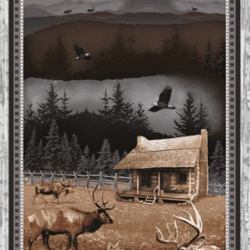 Mountain Quilt Panel - Etsy