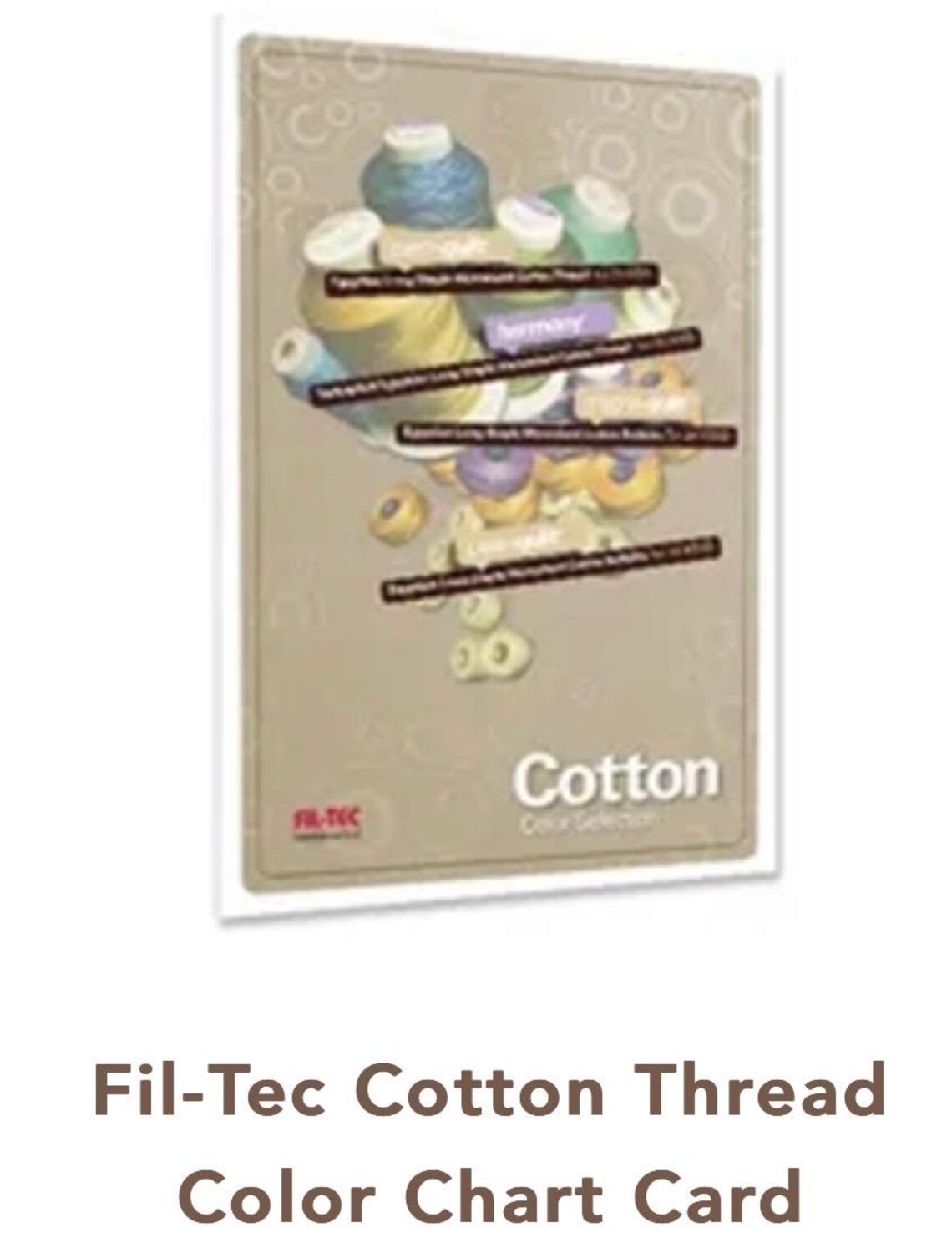 Fil-tech Thread Color Charts / Cotton Thread Chart / Glide Thread Chart ...