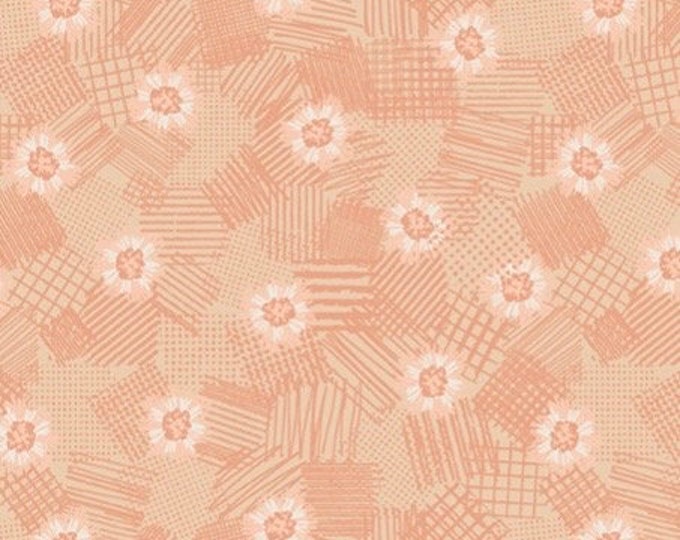 Peachy Floral / Quilt Cotton /blender Fabric / Small Little Patterns ...