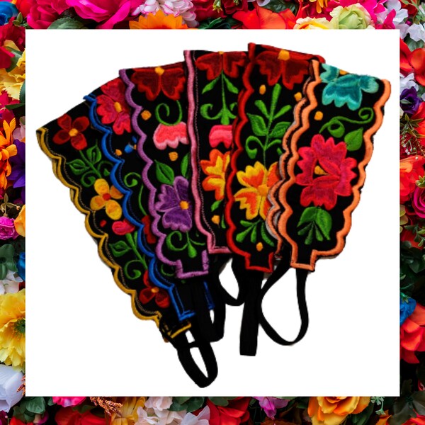 Embroidered Headband - Etsy