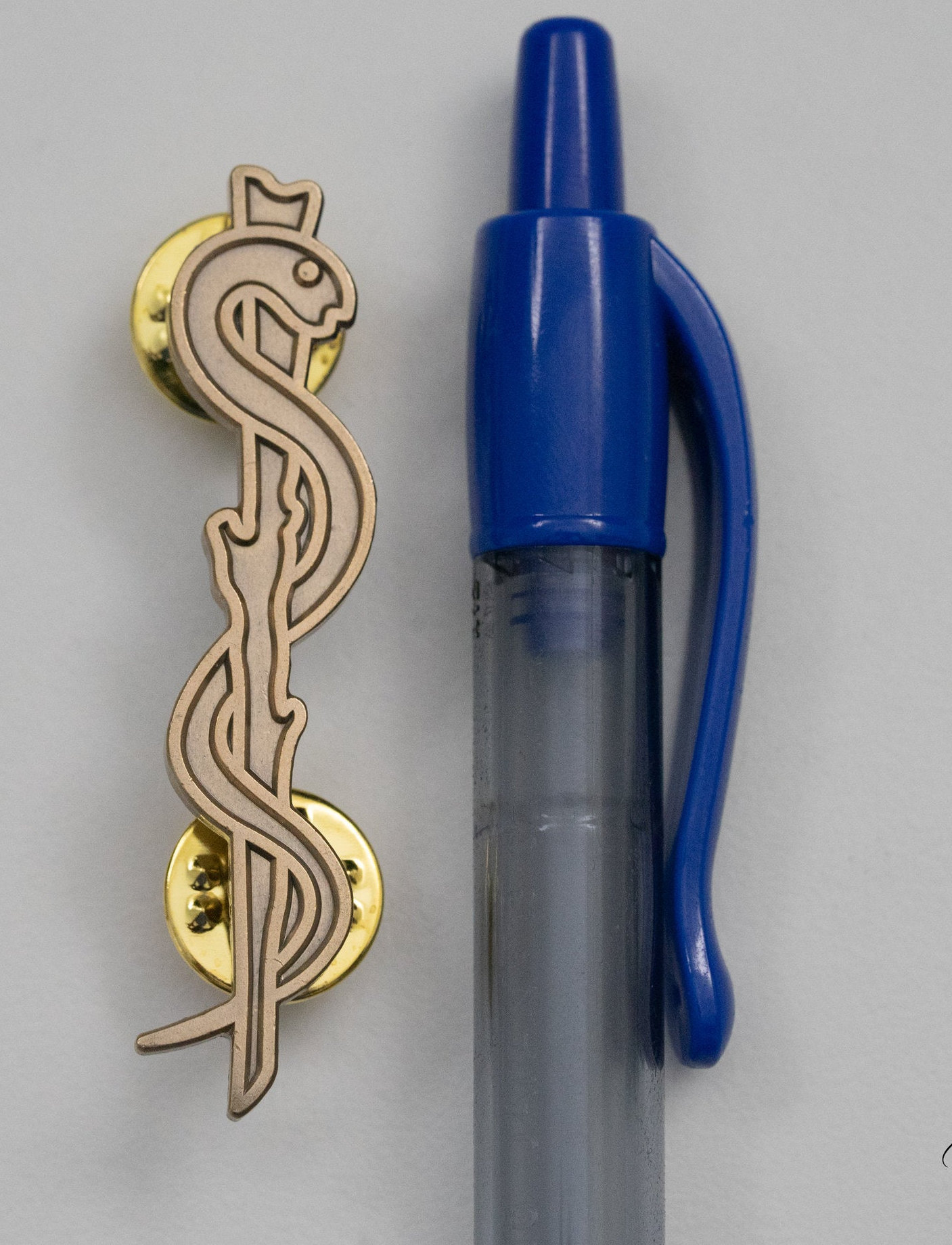 Staff or Rod of Asclepius Lapel Pin True Medical Symbol - Etsy