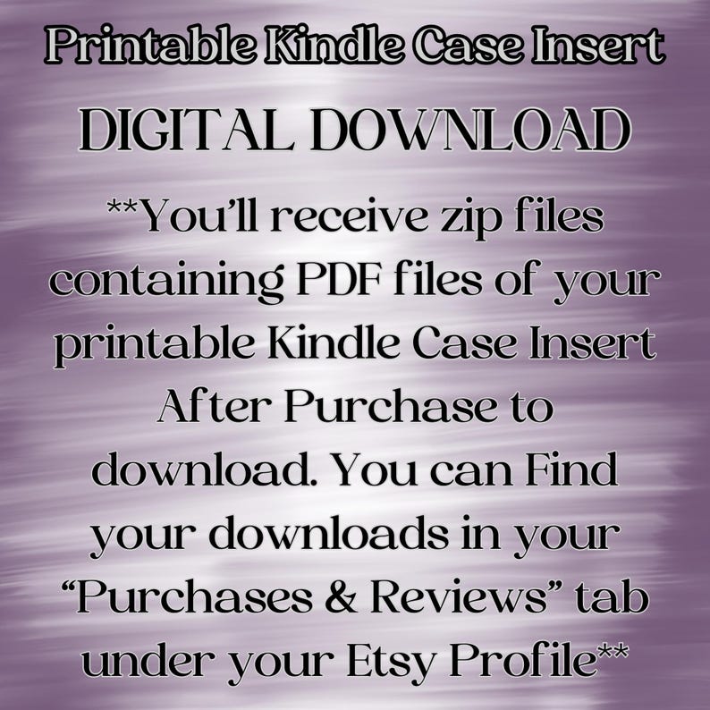 Kindle Case Insert for Paperwhite 11th Ereader Clear Case, Book Lover ...