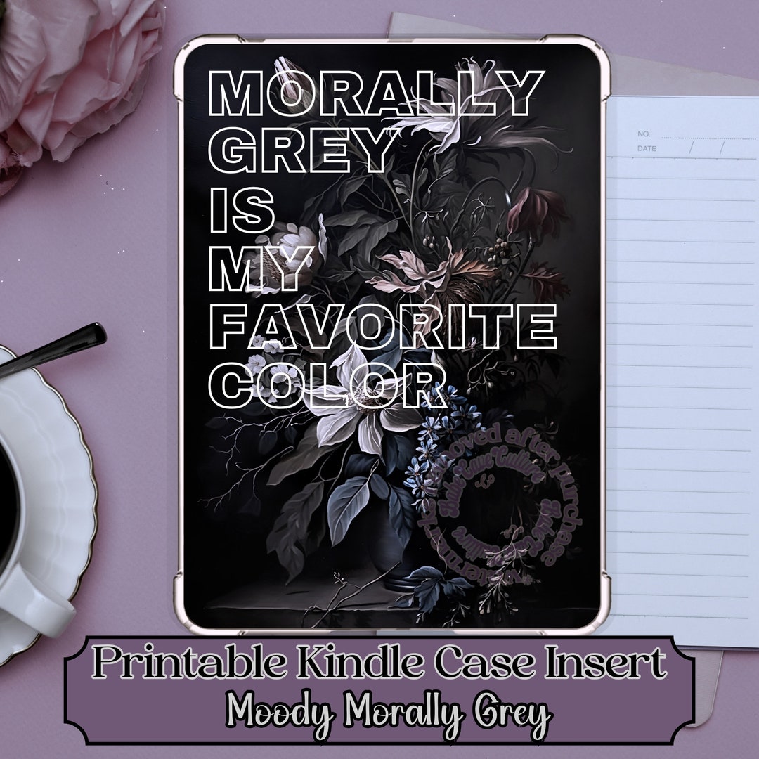 Kindle Case Paperwhite, Basic, Oasis Clear Case Insert Printable for ...