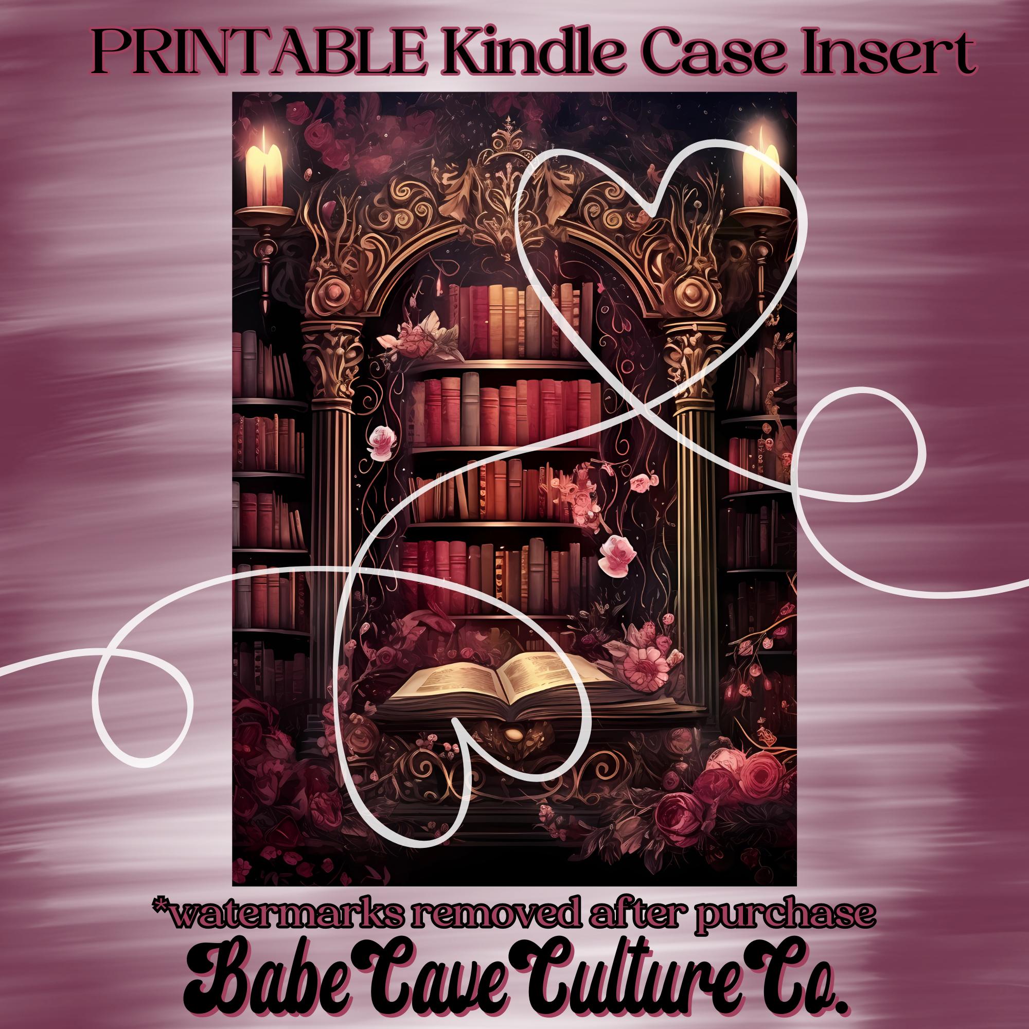 Kindle Case Insert for Paperwhite 11th Ereader Clear Case Book Lover ...