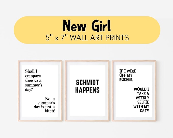 The Griffin Drink Menu New Girl Poster - Etsy
