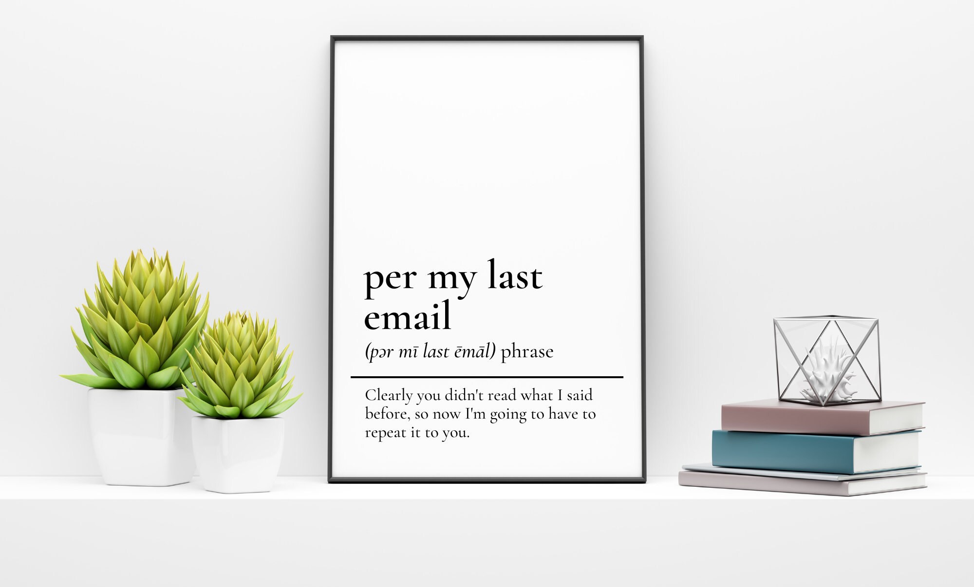 Funny Work From Home Definition Prints: Home Office Decor (PDF) - Etsy
