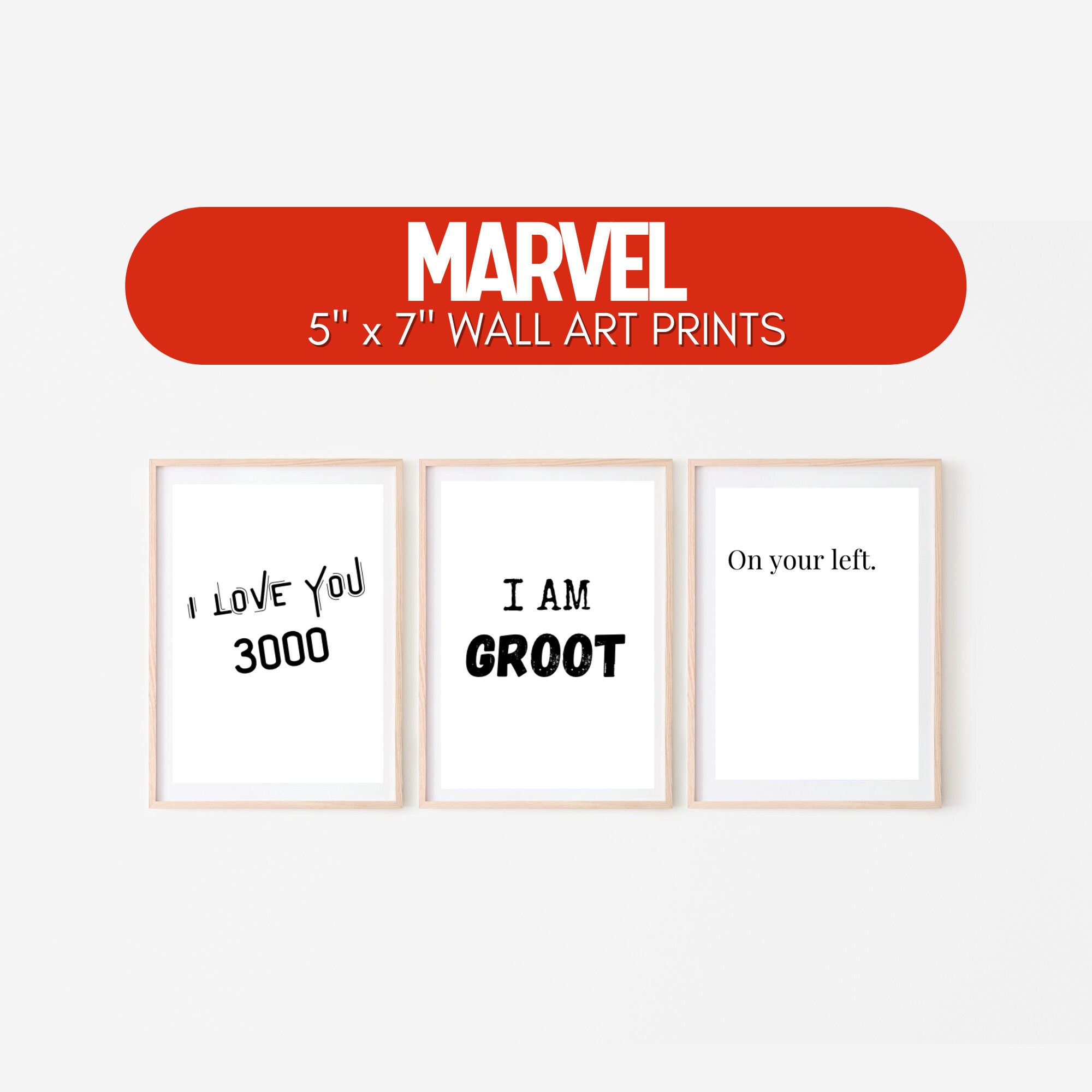 Marvel Printable Wall Art MCU Printable Wall Art Marvel Quotes Marvel ...