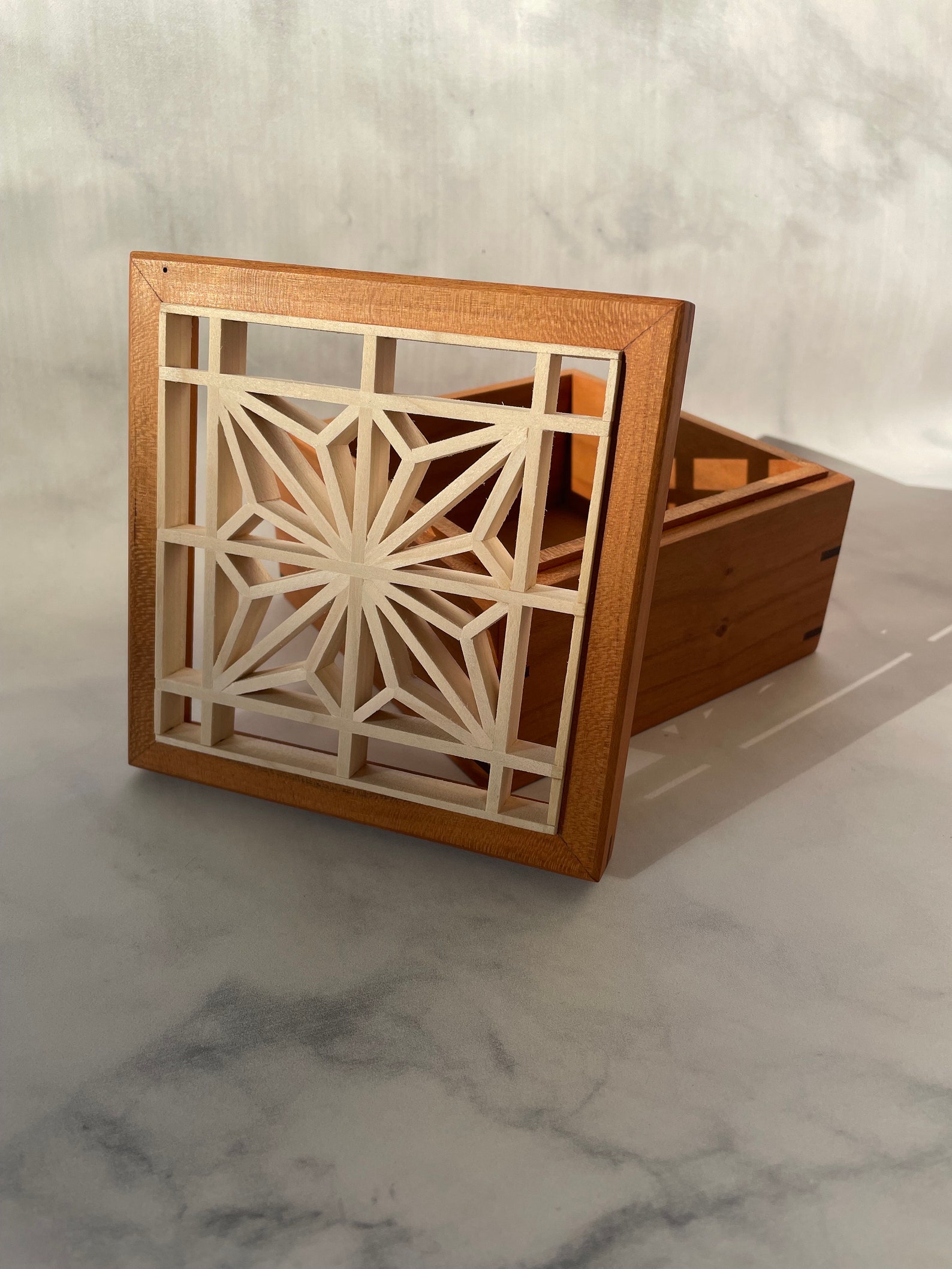 Kumiko Keepsake Box/jewelry Box - Etsy