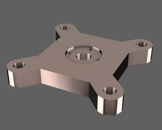 Onefinity Rail Mount Plate - 1/4"-20 thread (digital file) — Sylvester ...