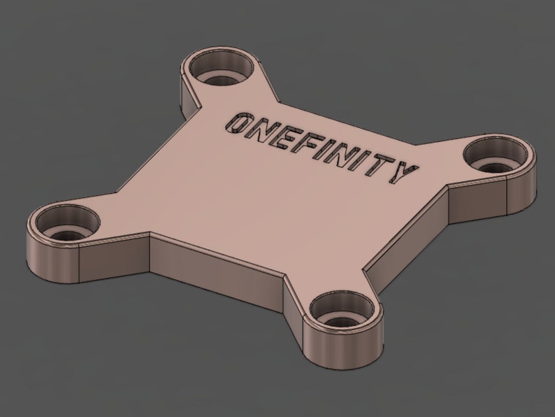 Onefinity Rail Mount Plate Blank 3d Print - Etsy