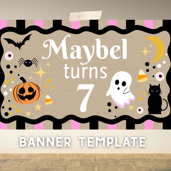 Halloween Banner - Etsy