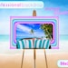 Amor Island Confessional Background | Printable Party Backdrop 36x24 ...
