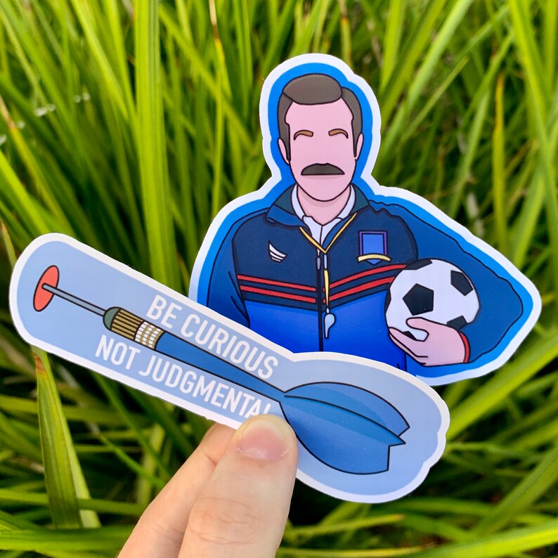 Ted Lasso Inspired Sticker Set Etsy