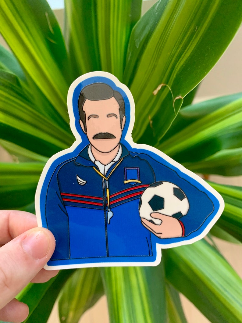 Ted Lasso Inspired Sticker Set Etsy