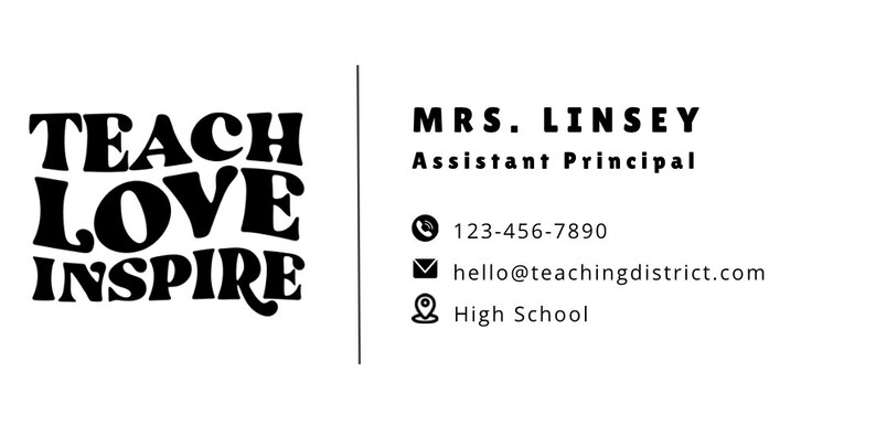 Teacher Email Signature DIGITAL - Etsy