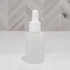 Frosted Glass Dropper Bottle 1oz - Etsy