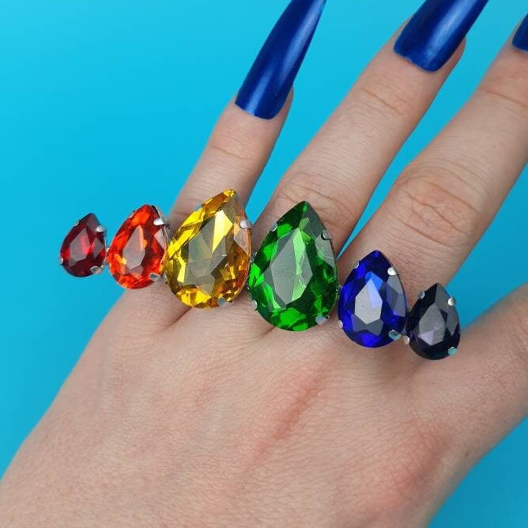 Large Drag Ring, Costume Jewellery Ring - Etsy