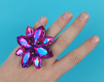 Large Drag Ring Costume Jewellery Ring | Etsy