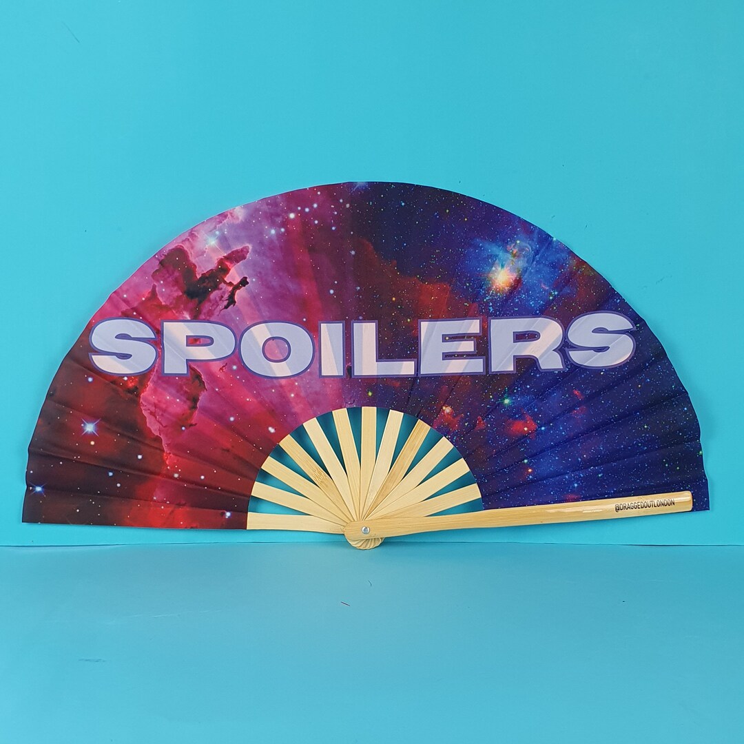 Spoilers Giant Bamboo Clack Fan, Including a Draw String Bag. Festivals ...