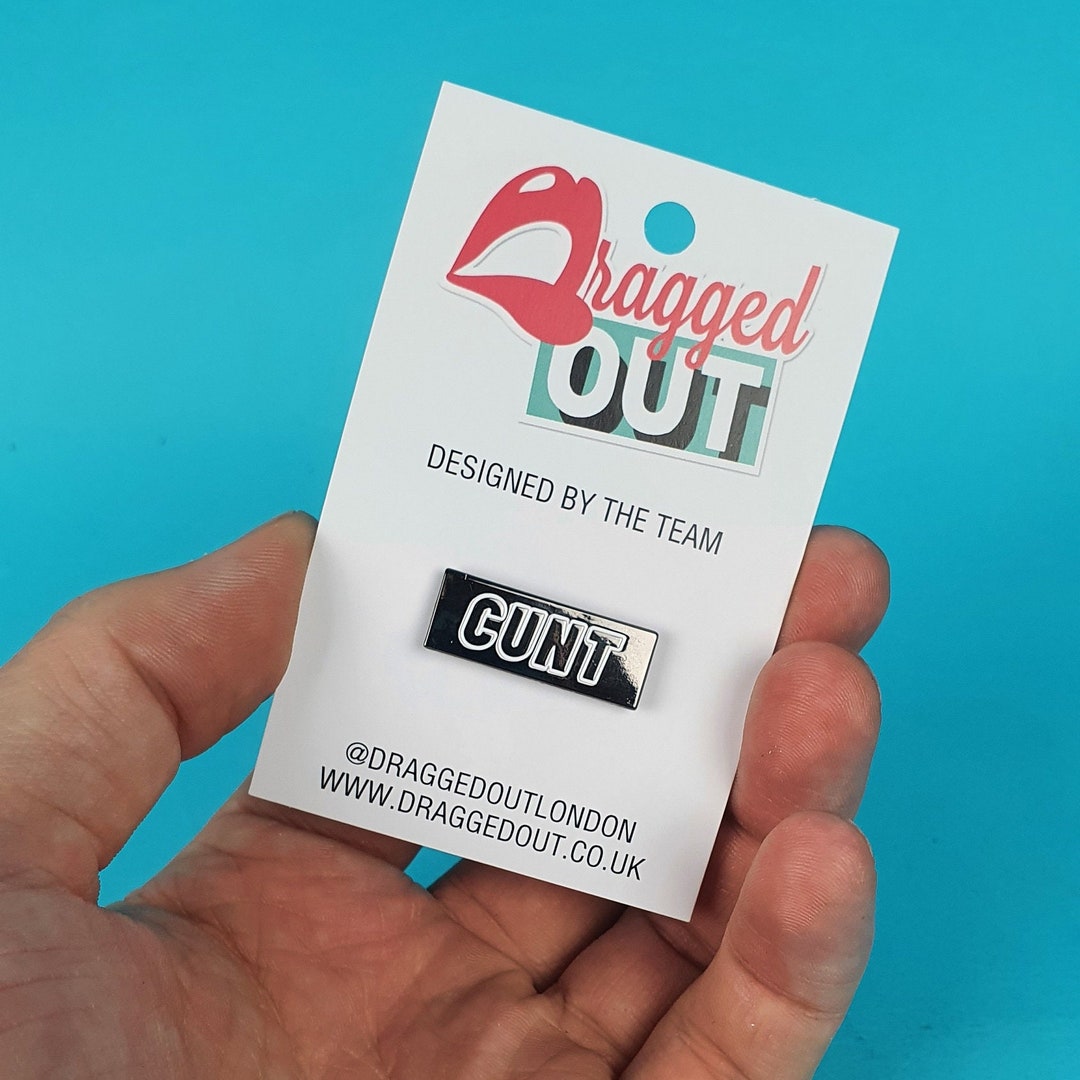 Cunt Enamel Pin Badge Enamel Broach Enamel Pin Etsy