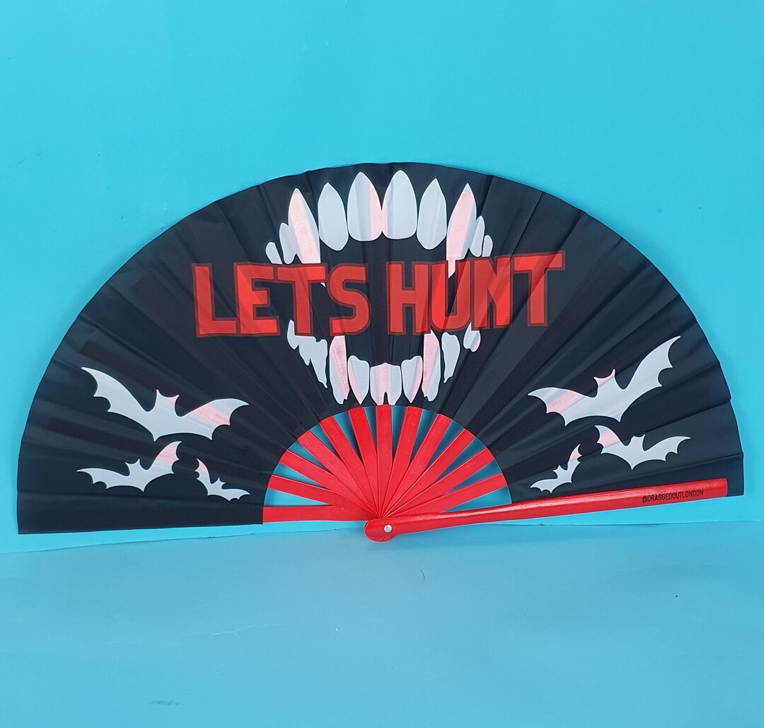 Lets Hunt Giant Bamboo Clack Fan, Including a Draw String Bag ...