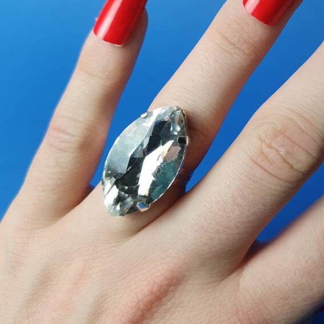 Large Drag Ring, Costume Jewellery Ring - Etsy