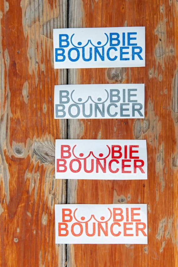 Boobie Bouncer Decal - Etsy